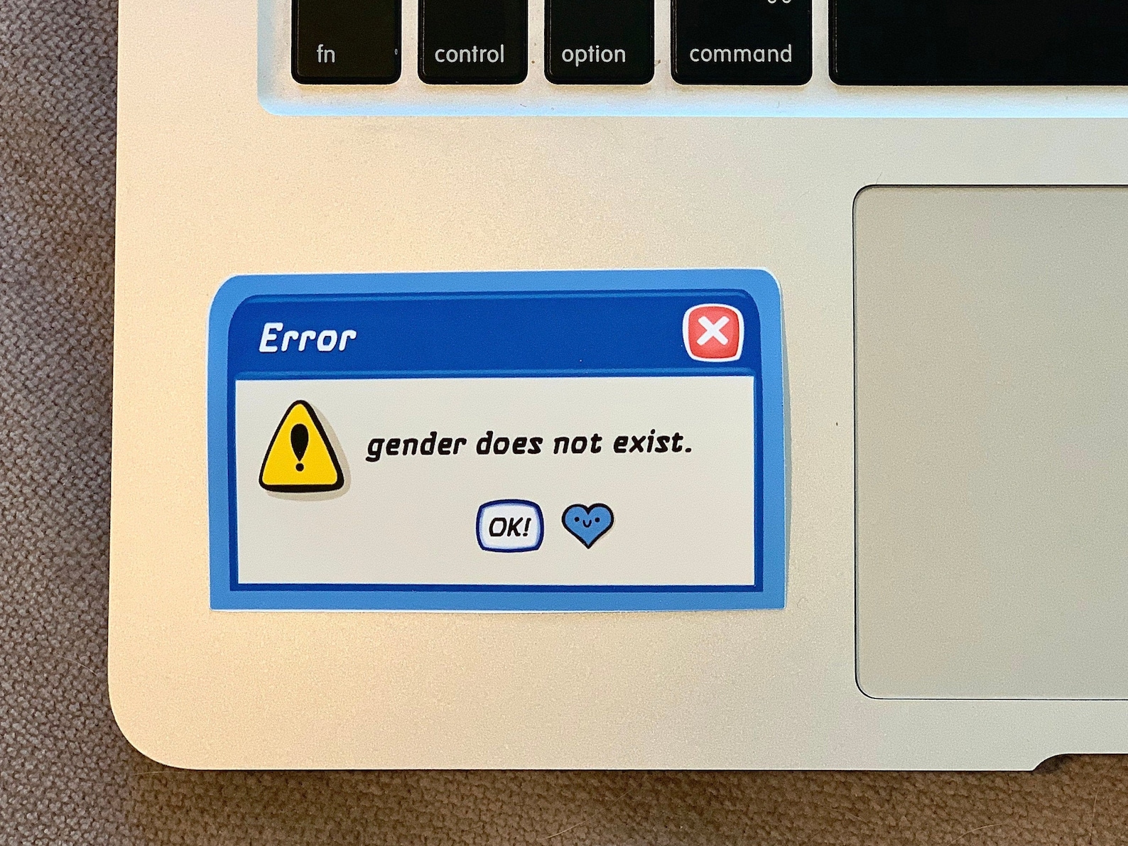 Gender Does Not Exist Holographic Sticker Non-binary Sticker - Etsy