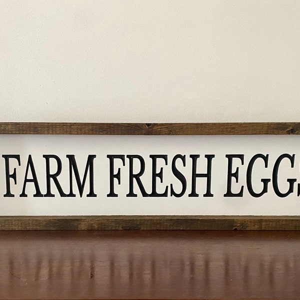 Fresh Eggs Sign - Etsy