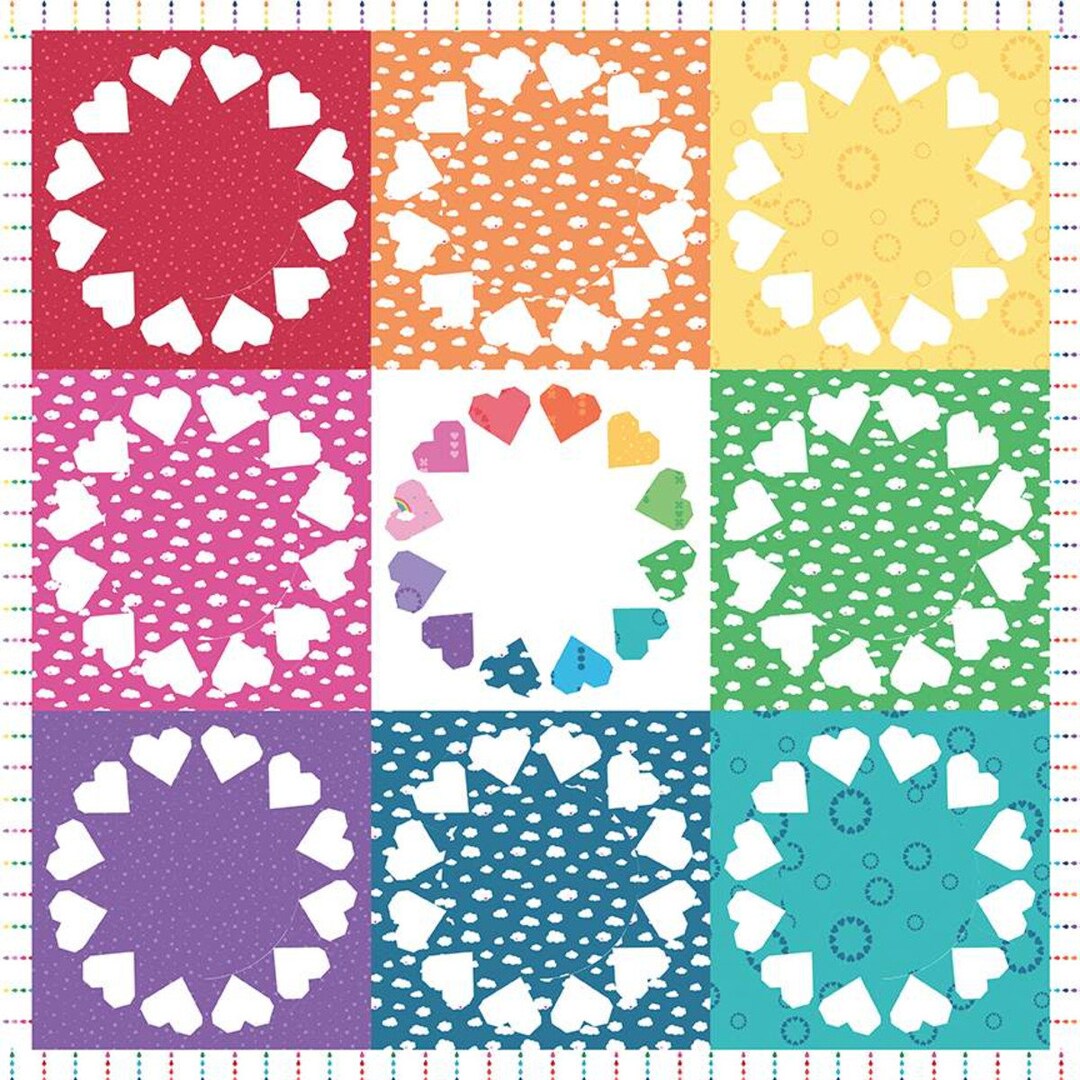 Heartfelt Quilt Kit Riley Blake Keepsake Box - Etsy