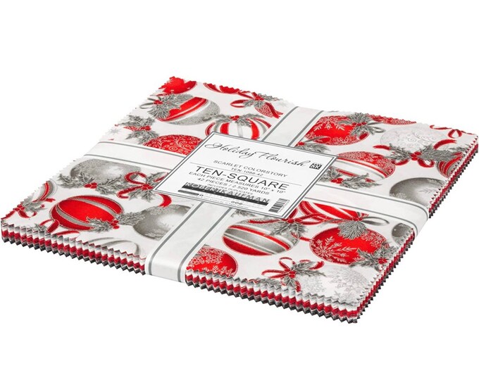 Holiday Flourish Ten Square by Robert Kaufman Fabrics ( 3 Colors) - Etsy