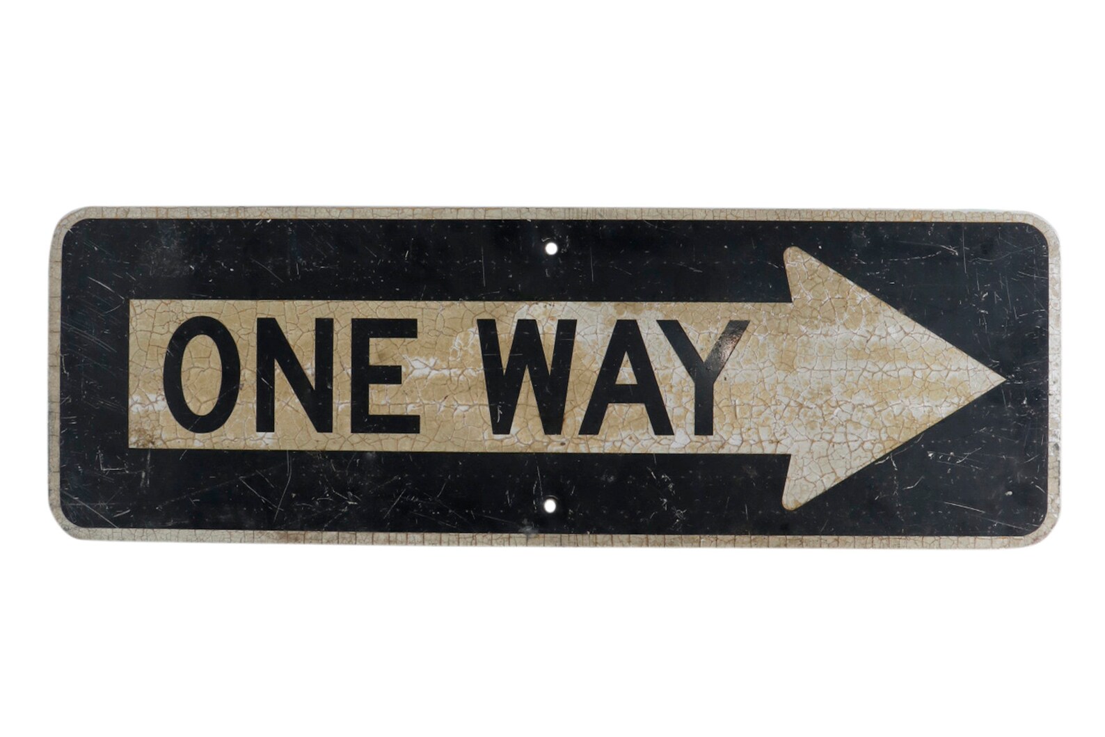 Vintage One Way Road Sign | Etsy