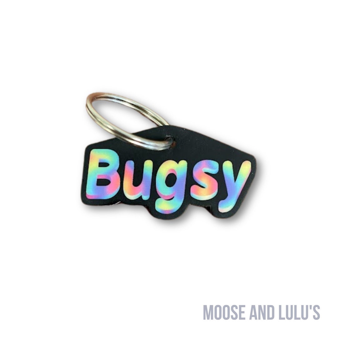 Pastel Dog Tag Plastic Dog Tag Lightweight Dog Tag Pink Dog - Etsy