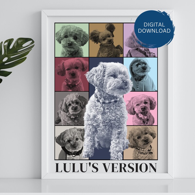 Custom Dog Poster - Etsy