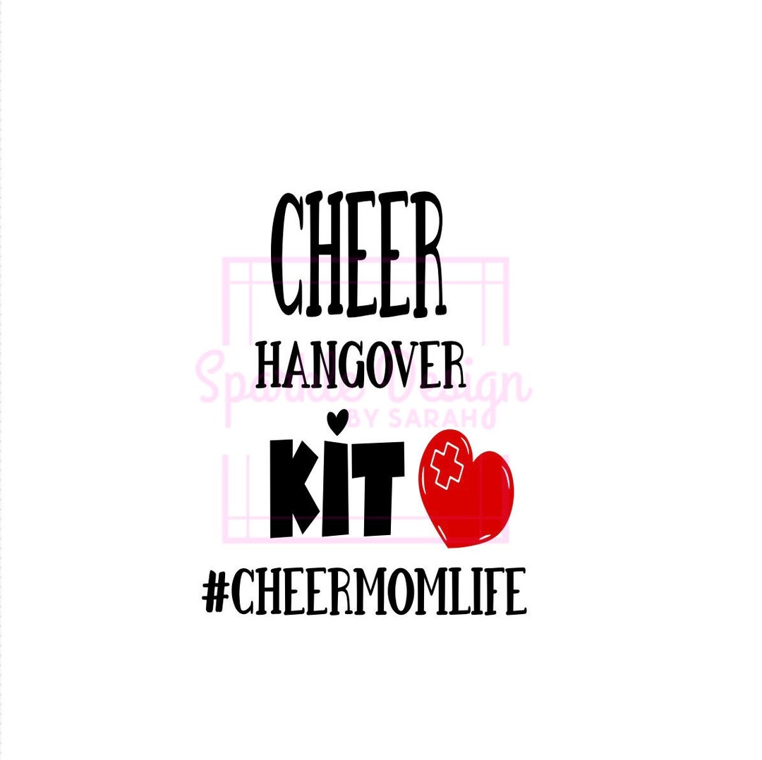 Cheer Mom Hangover Kit SVG - Etsy