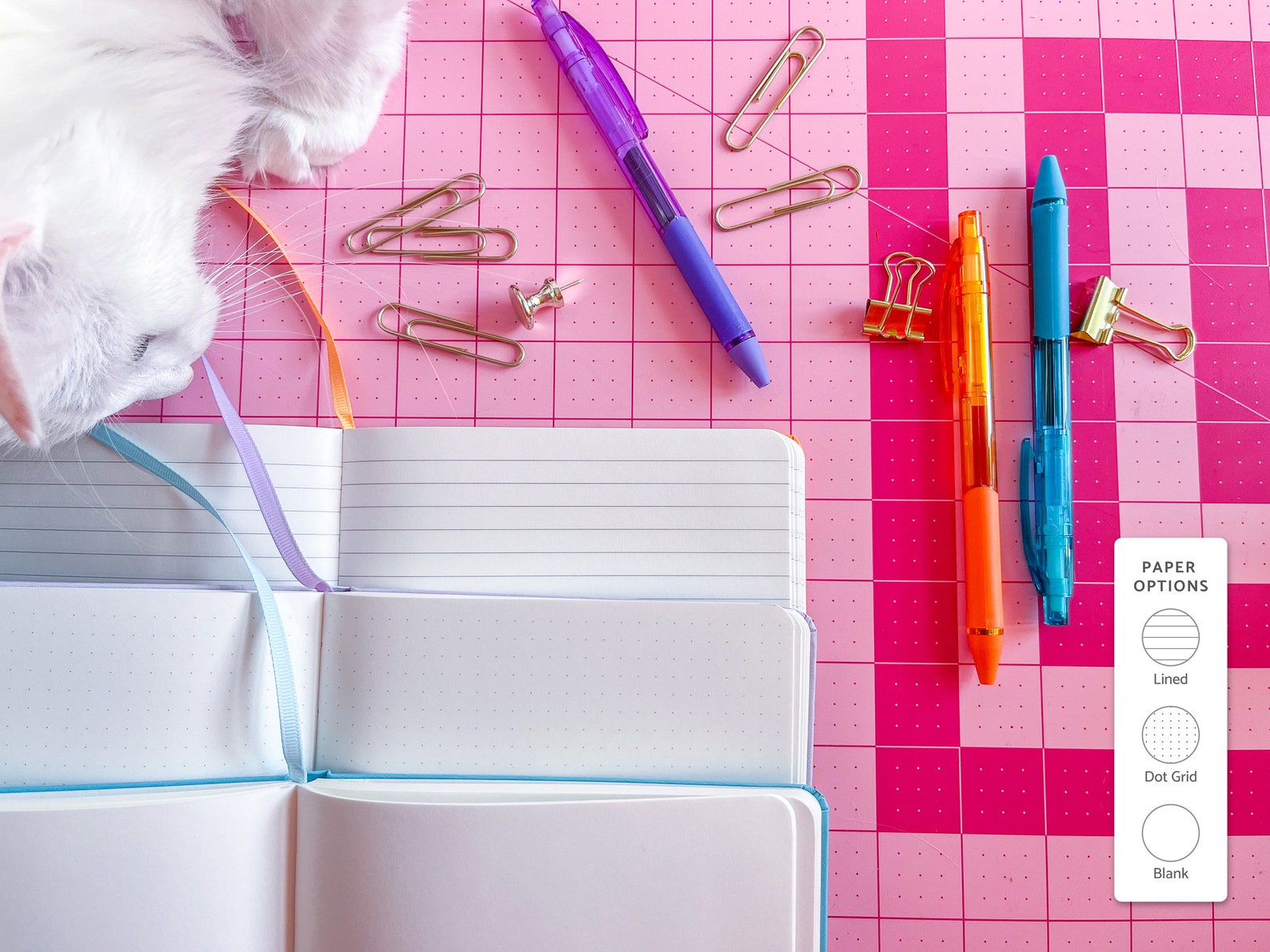 PERSONALIZED Retro Checkerboard Colorful Journal Diary, Drawing ...