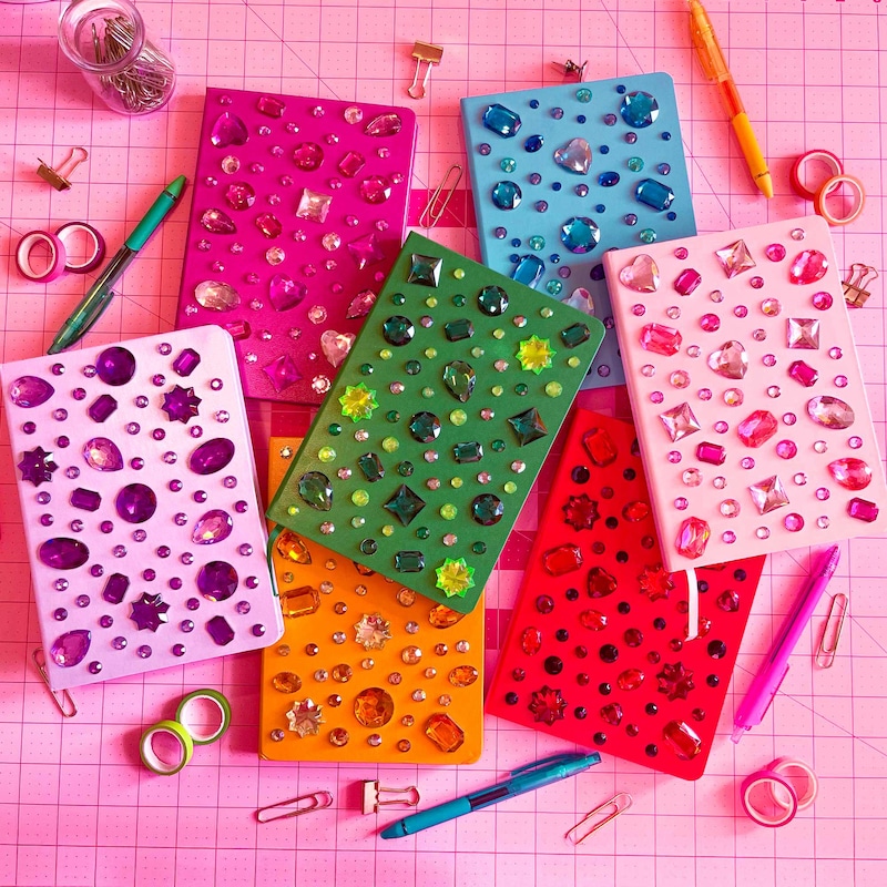 Bedazzled Notebooks - Etsy
