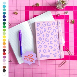 Personalized Leopard Print Journal: Colorful Name Maximalist Notebook ...