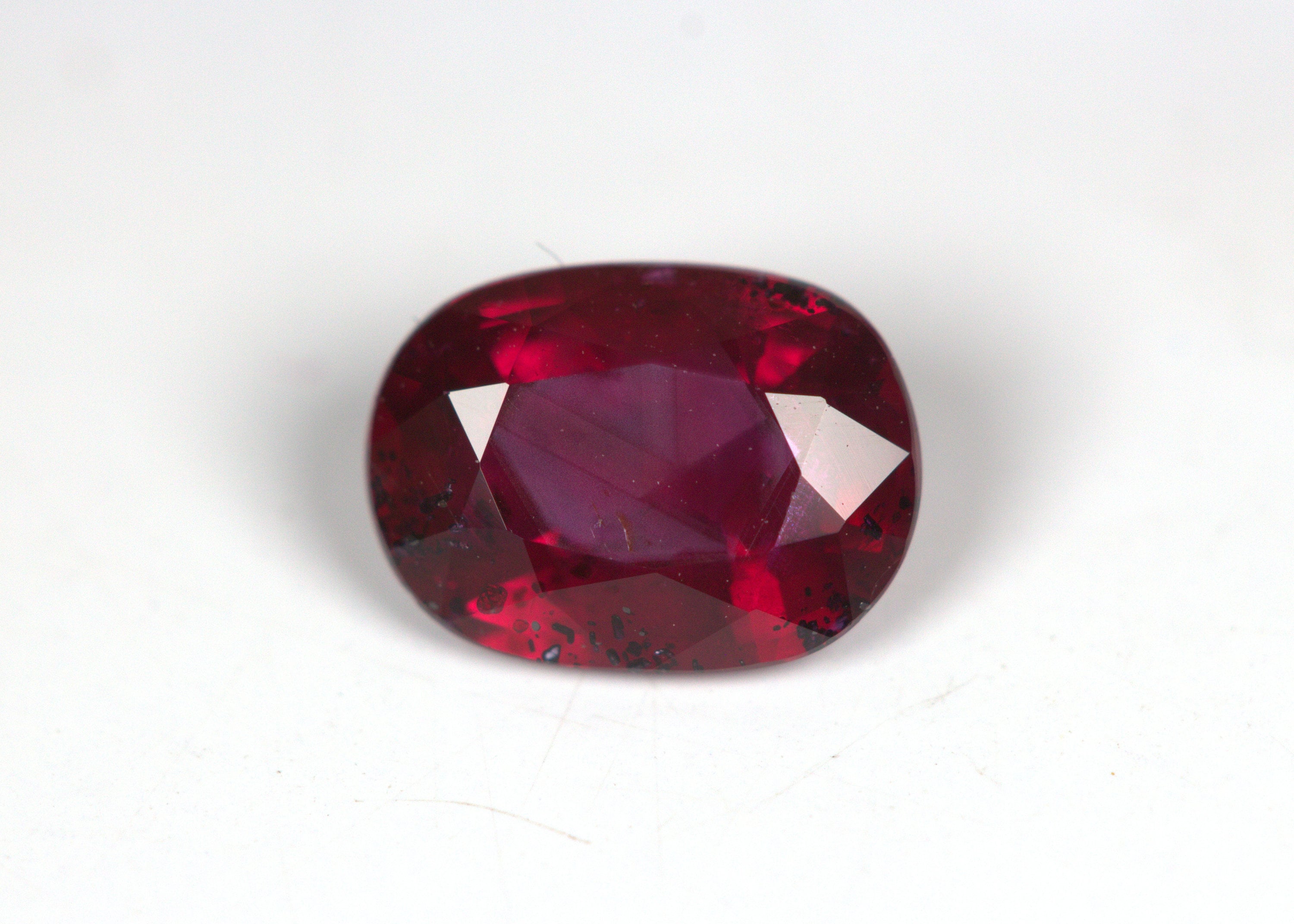 Certified 1.06 Carats Unheat Ruby 7x5 MM Oval. Natural Stone. | Etsy