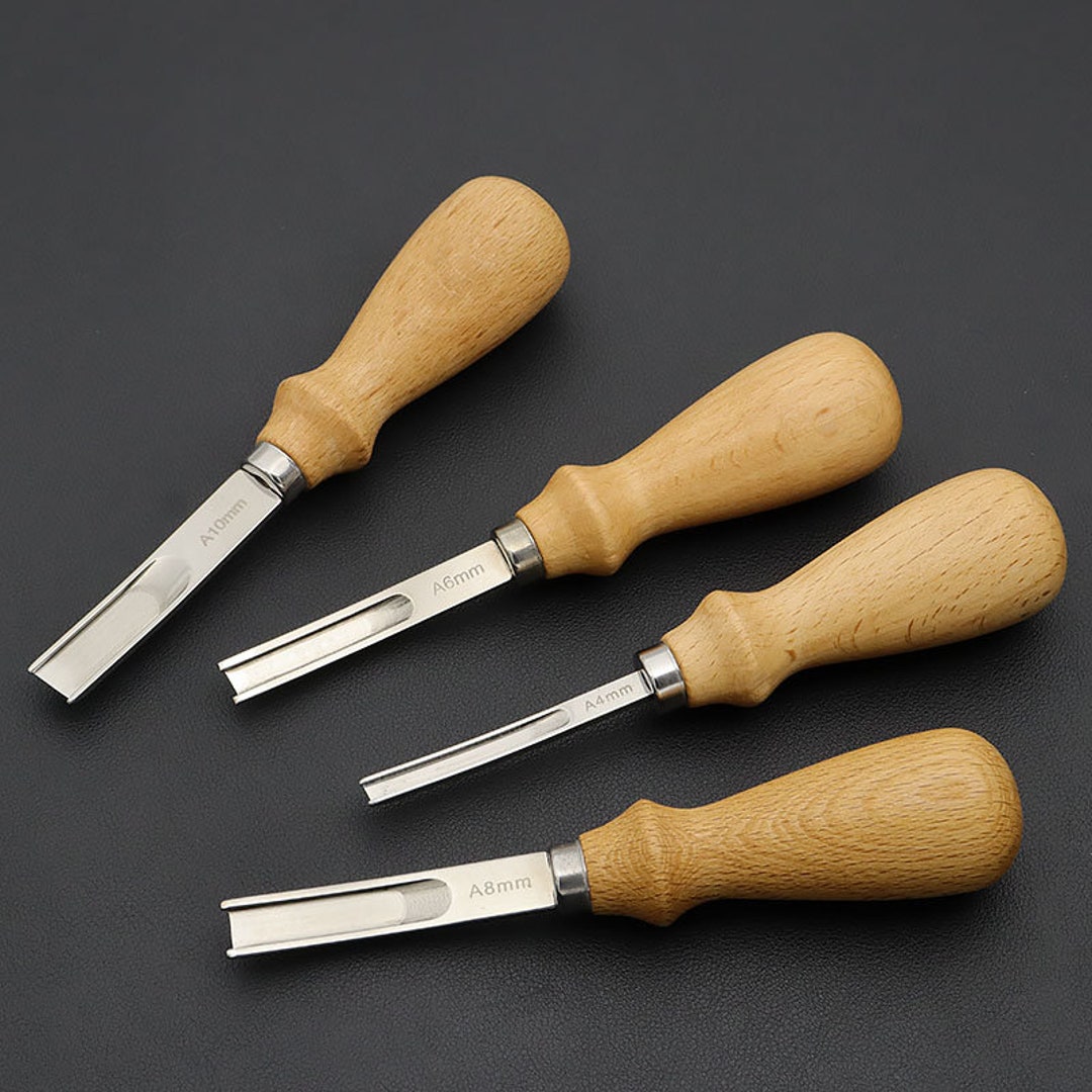 Quality Leather Craft Trimming Tool French Style Wide Edger Skiving ...
