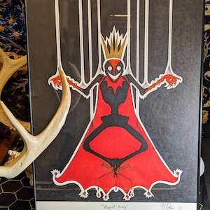 Original Artwork, 'puppet King' - Etsy