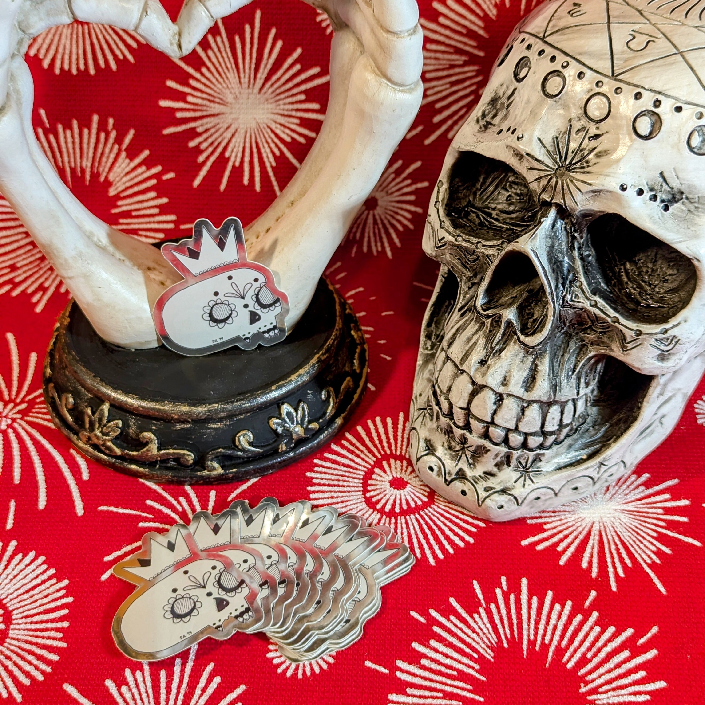 Sticker, "da Skull". - Etsy