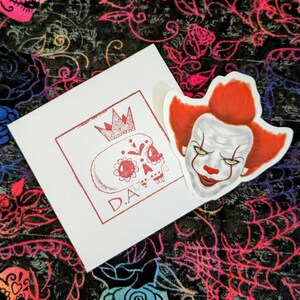 Sticker, "clown" - Etsy
