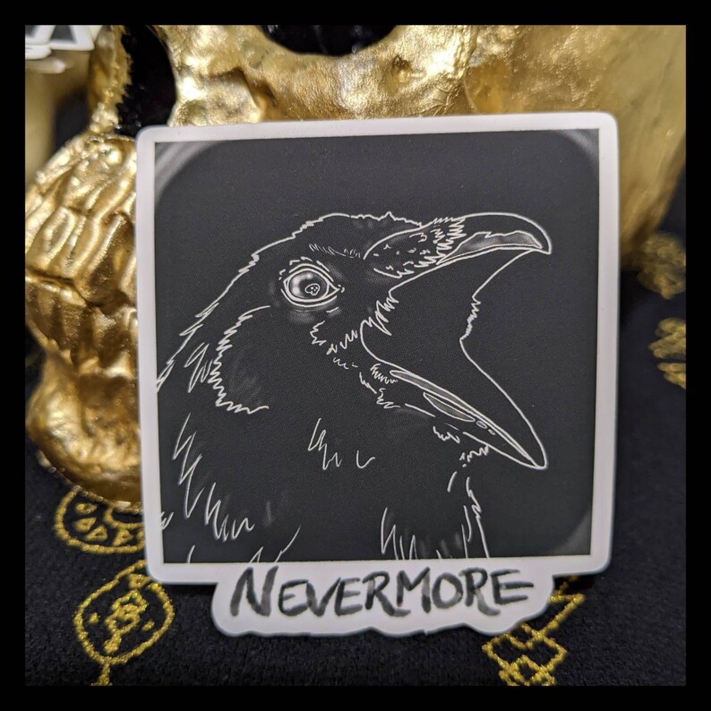 Sticker, Nevermore - Etsy