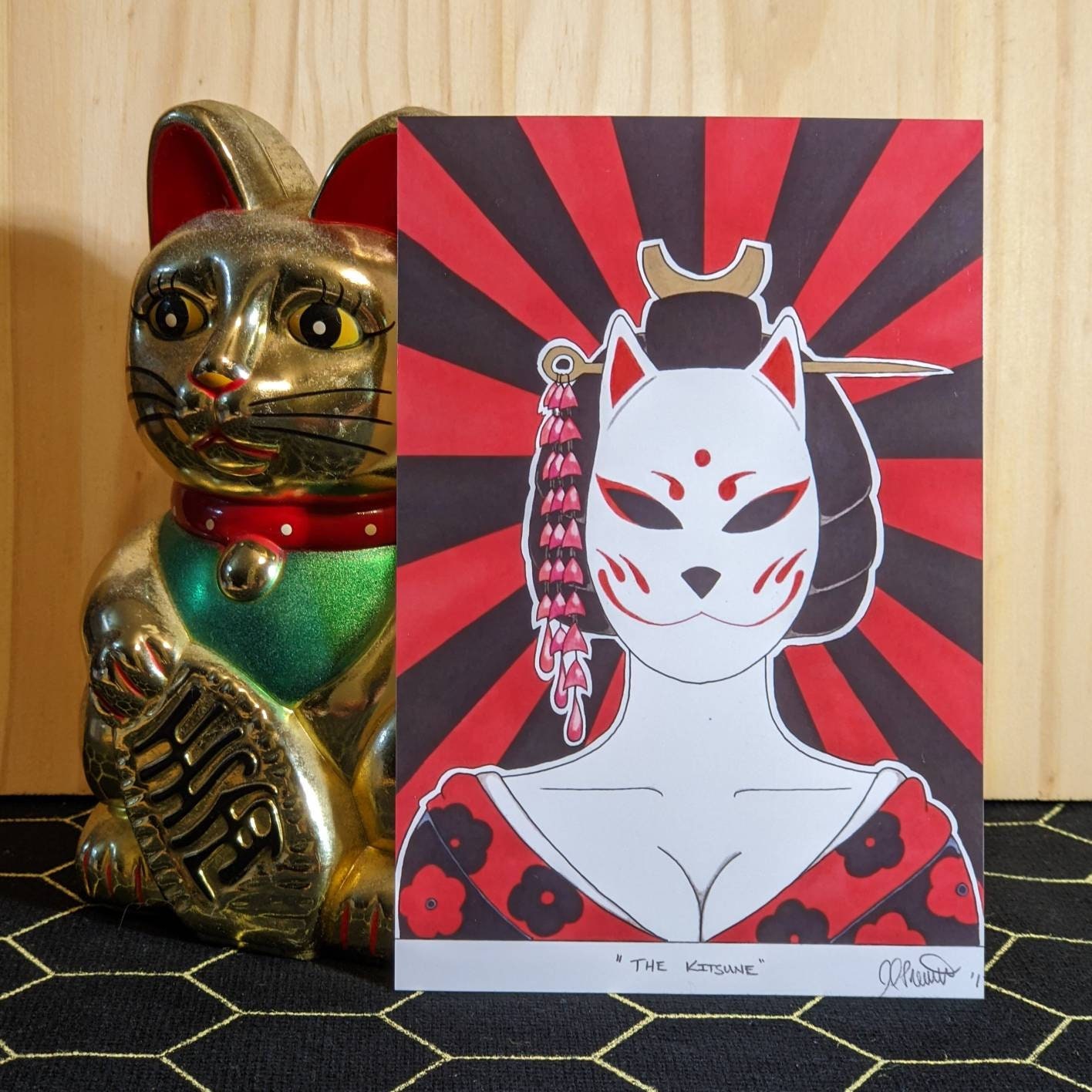 Mini Print, "the Kitsune", Unframed - Etsy