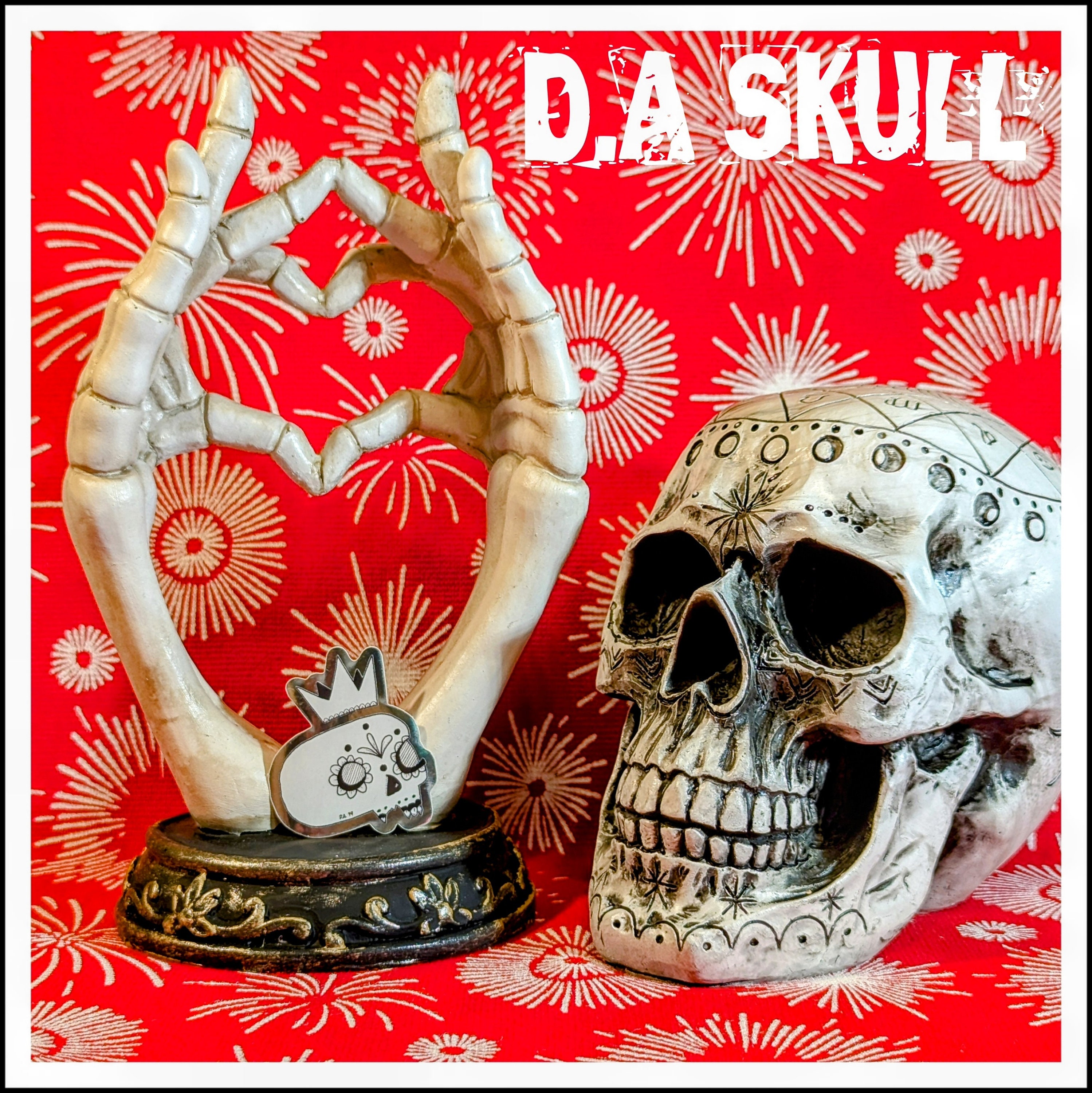Sticker, "da Skull". - Etsy
