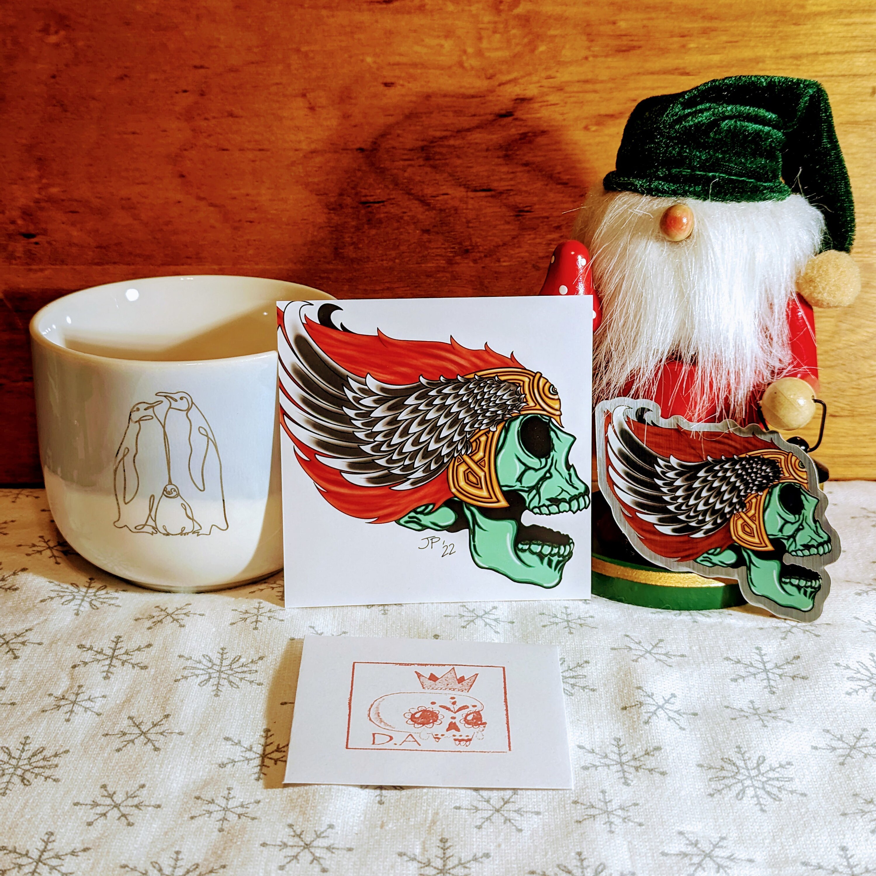 Mini Print & Sticker Combo, "the Valkyrie" - Etsy