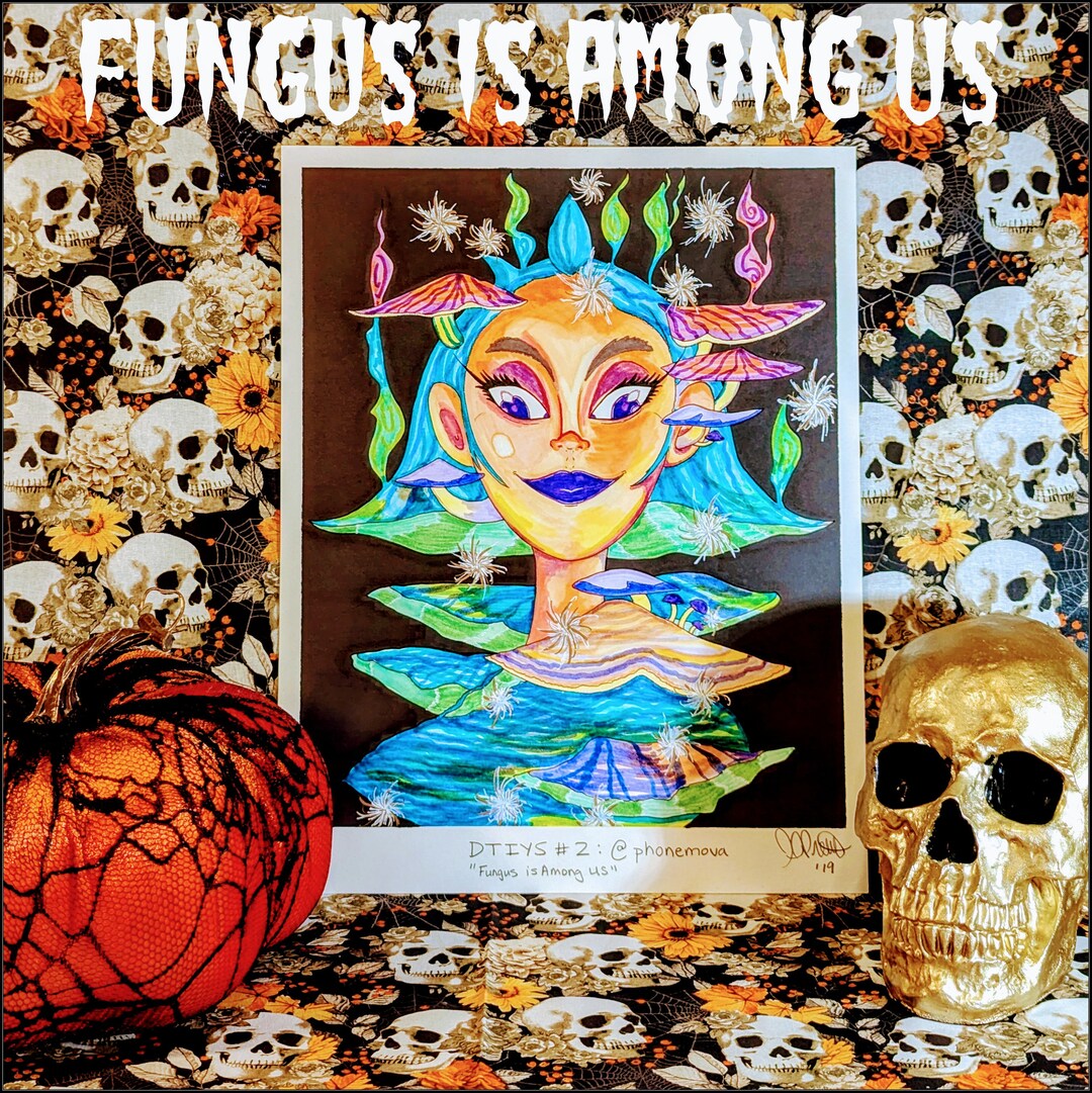 Original Artwork, 'fungus is Among Us' - Etsy