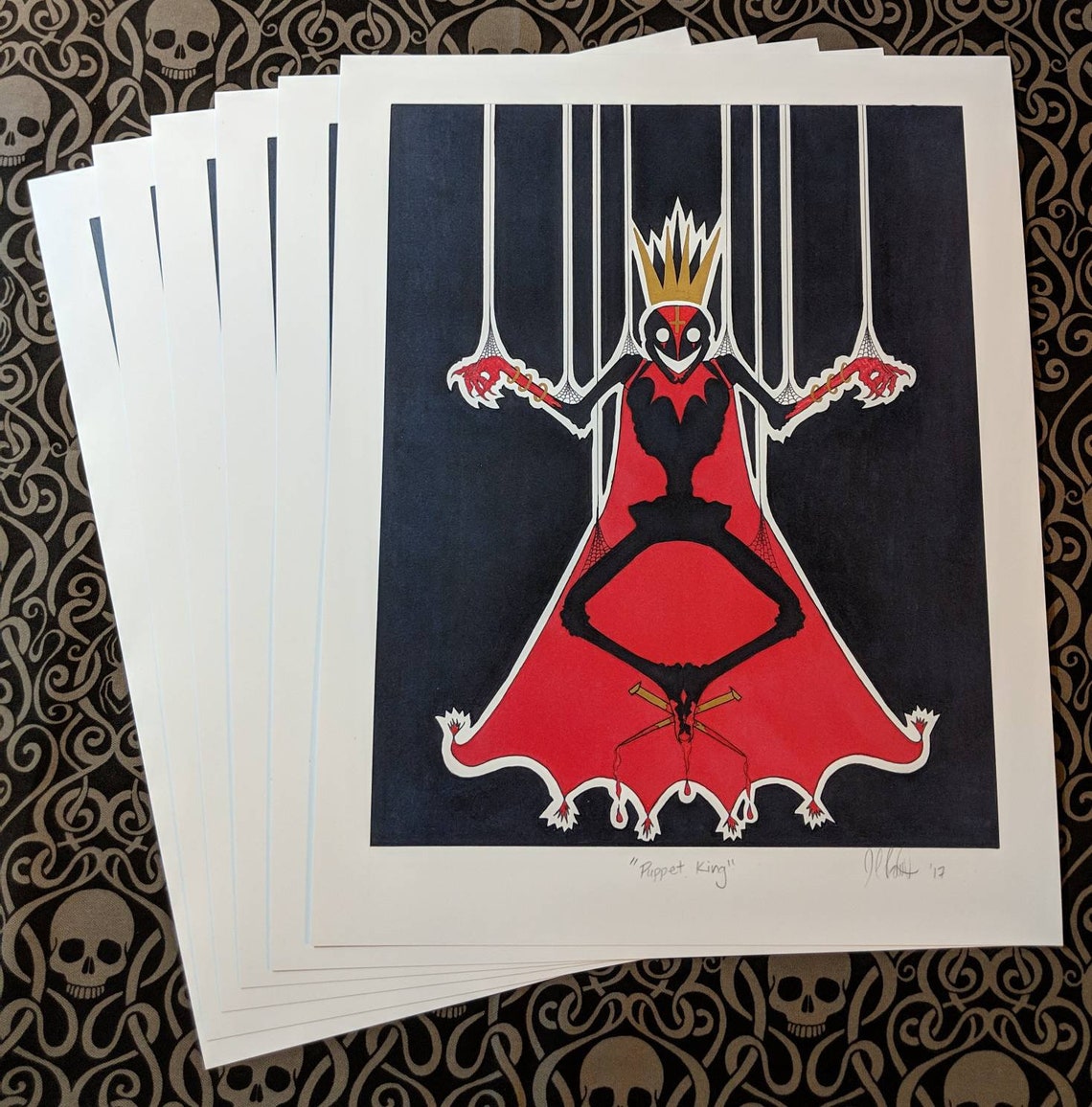 Art Print, puppet King. - Etsy