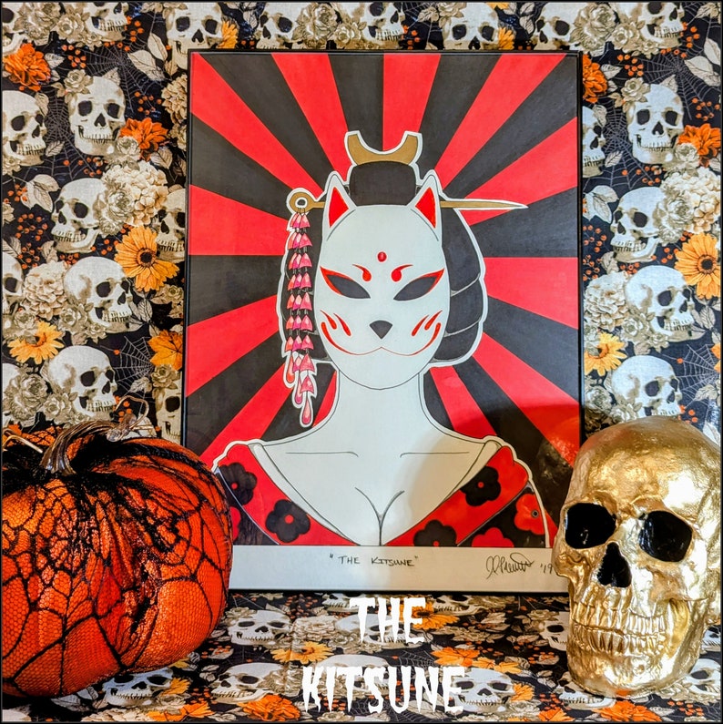 Original Artwork, "the Kitsune" - Etsy