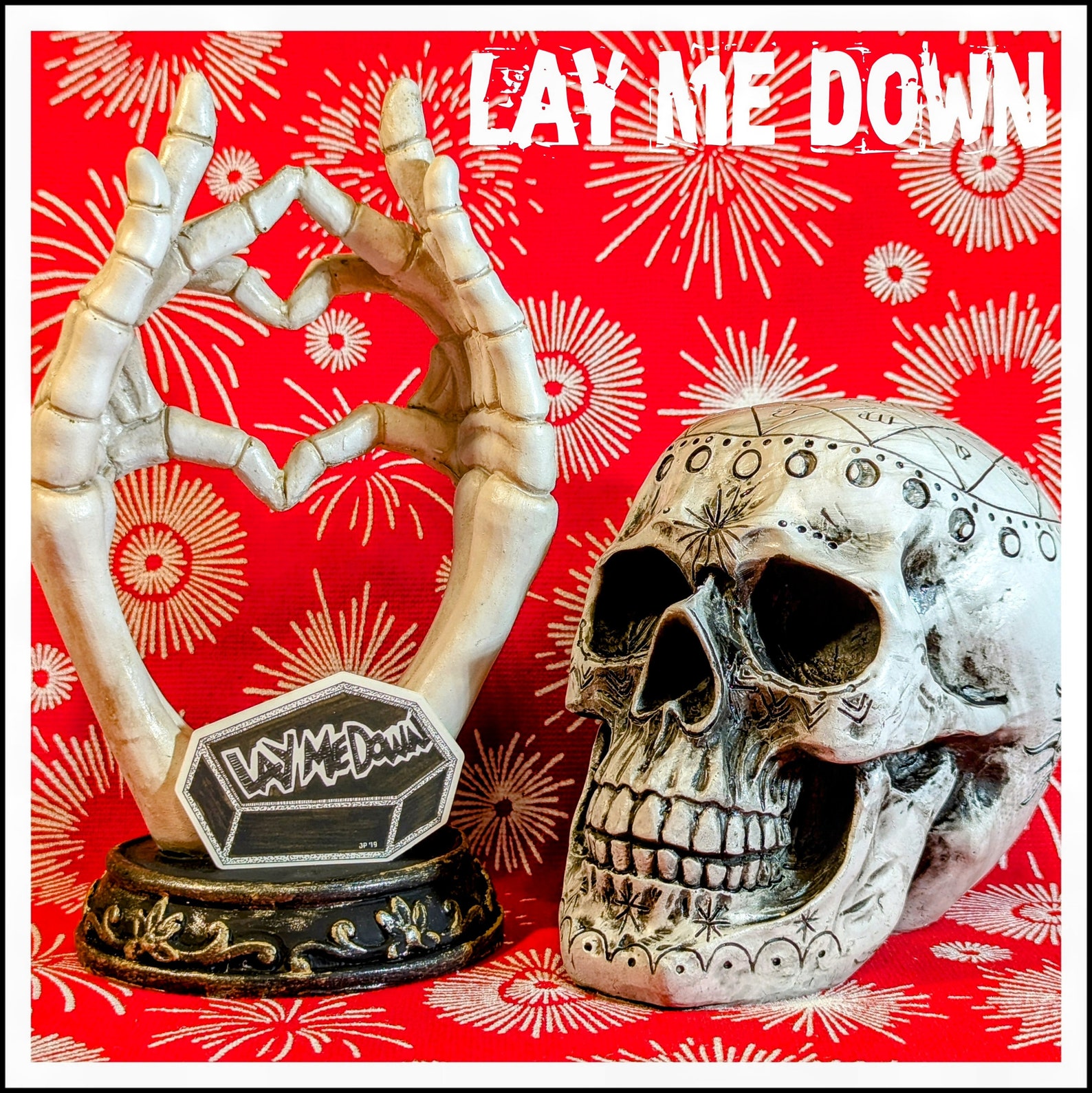 Sticker, "lay Me Down" - Coffin Design - Etsy