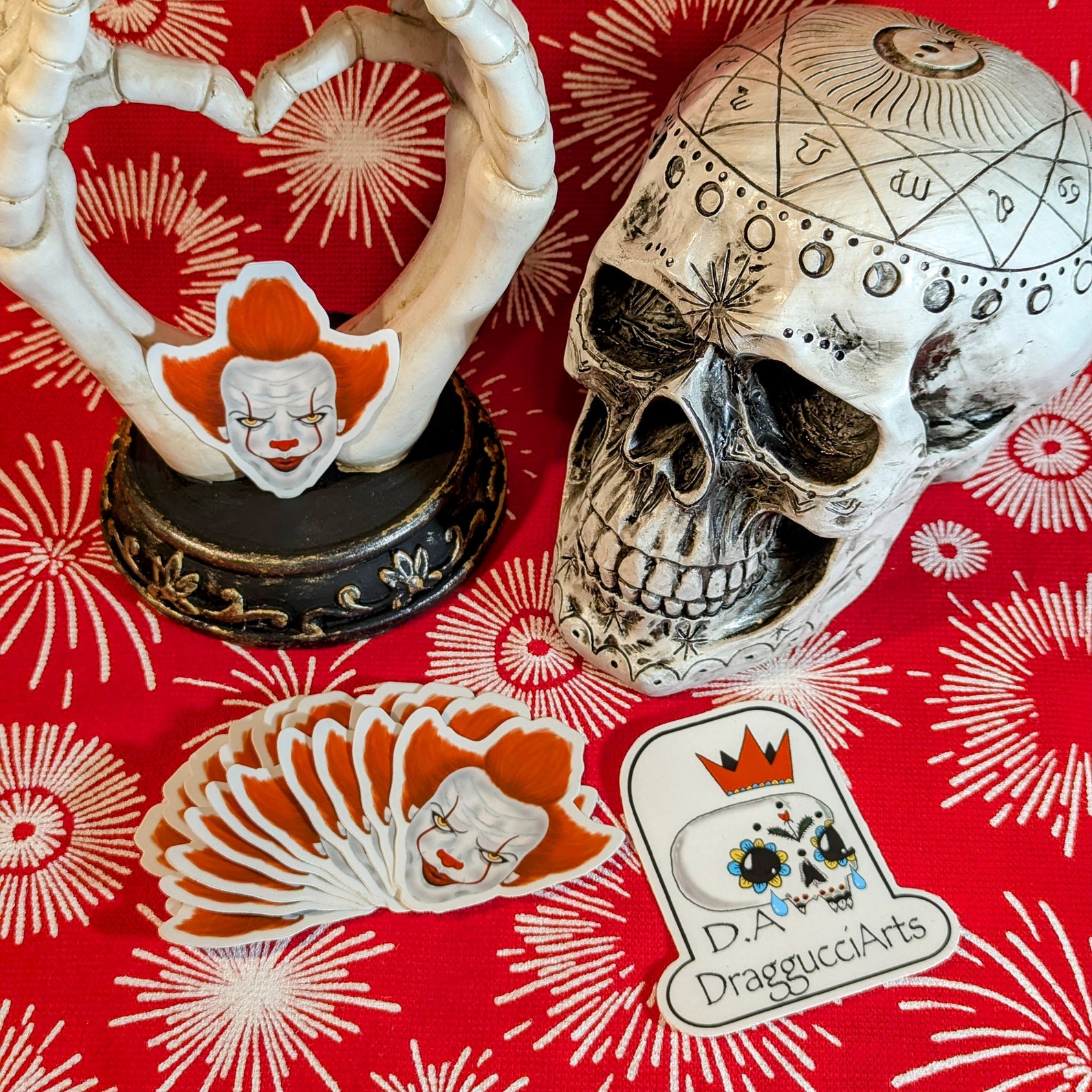 Sticker, "clown" - Etsy