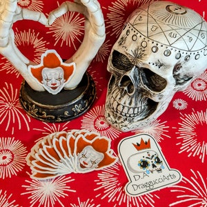 Sticker, "clown" - Etsy