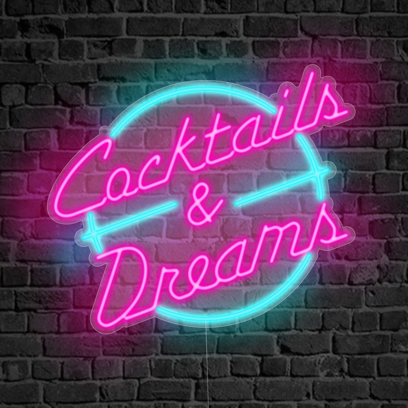 Vintage Glass Light Signs - Etsy UK