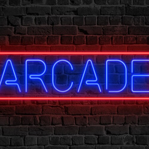 Retro Arcade Neon Sign Customize Your Arcade / Mancave LED - Etsy