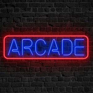Retro Arcade Neon Sign - Customize Your Arcade / Mancave LED Sign - Etsy