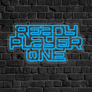 Ready Player One Retro Arcade Neon Sign - Customize Your Arcade ...