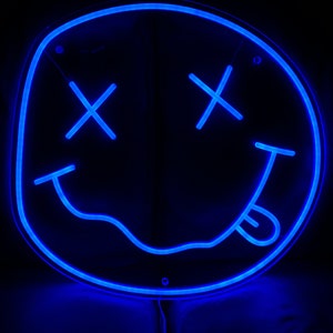 Dead Smiley Neon Sign - Funny LED Signs - Etsy