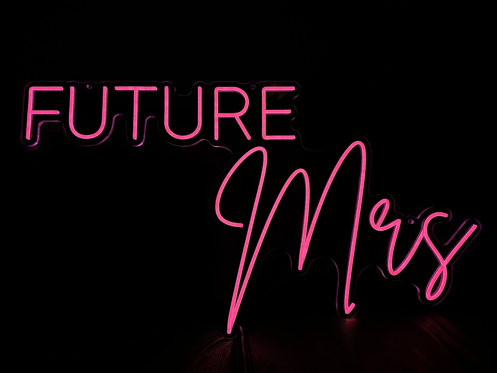 Future Mrs. Neon Sign - Engagement Party Decor - Etsy