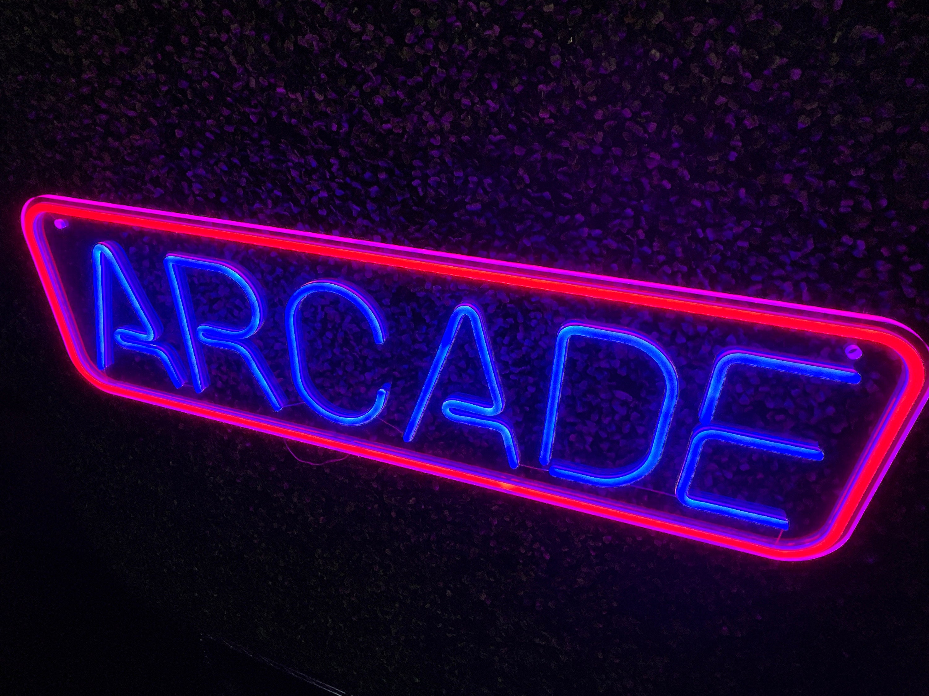 Retro Arcade Neon Sign Customize Your Arcade / Mancave LED - Etsy