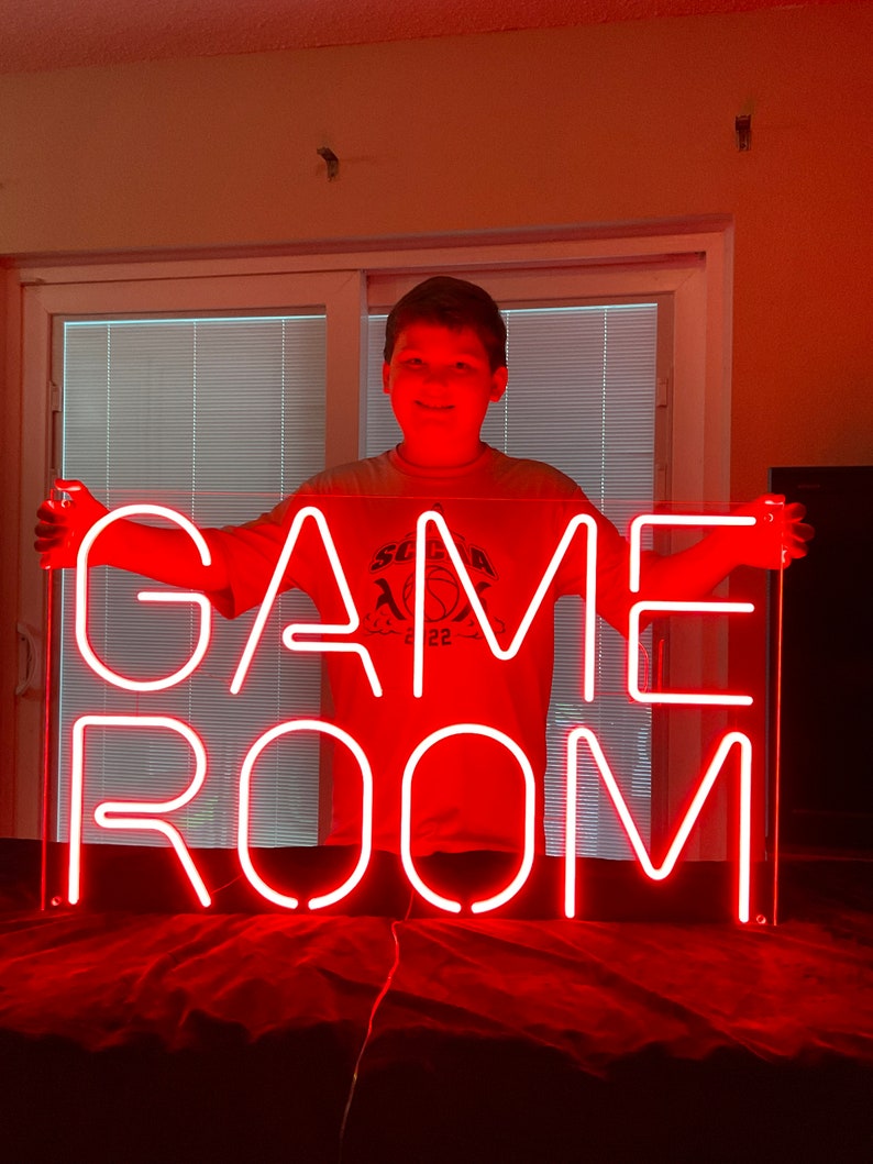 Game Room Neon Sign for Man Cave or Arcade - Etsy