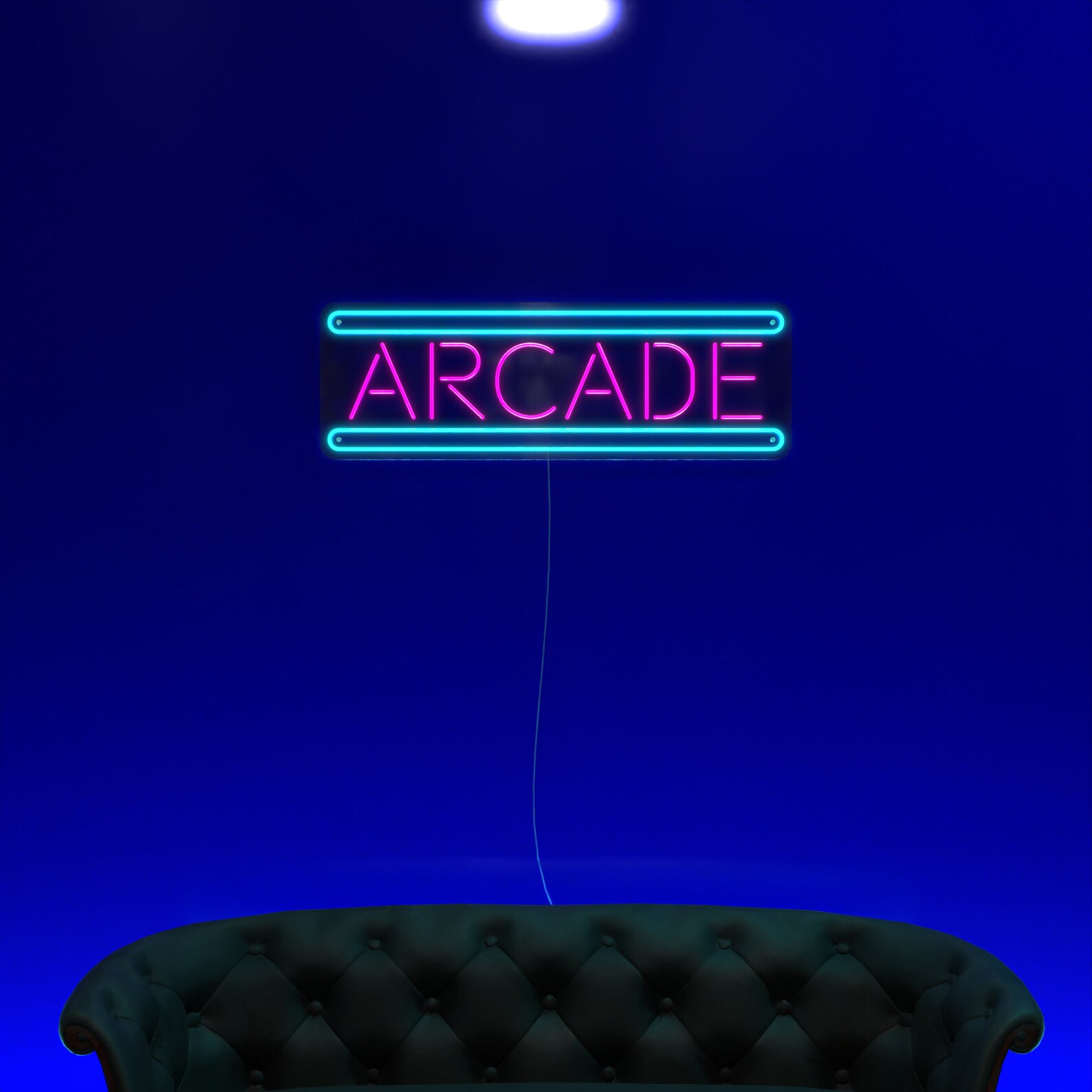 Retro Arcade Neon Sign - Custom for Your Home Arcade / Mancave LED Sign ...