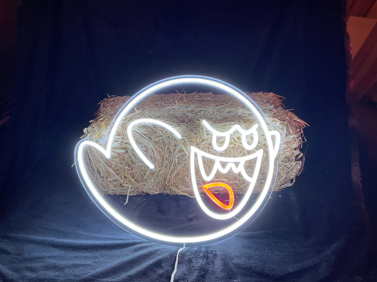 Boo Neon Sign for Arcade Party Mancave Bar Business or - Etsy