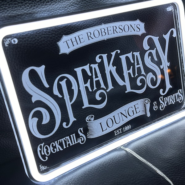 Neon Speakeasy - Etsy