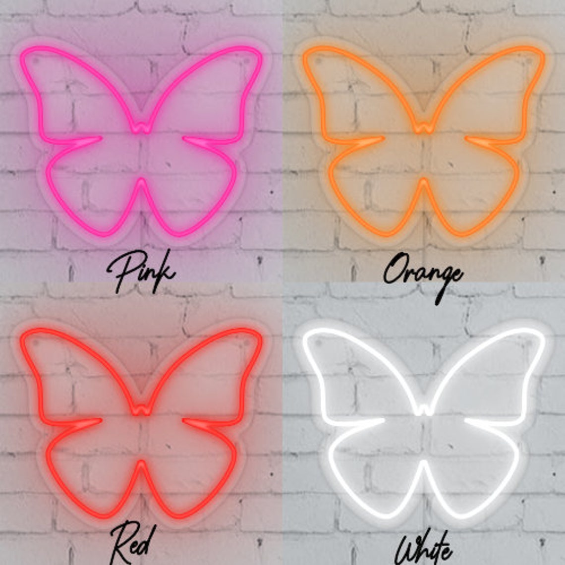 Neon Sign Butterfly Neon Light Perfect Neon Sign Wall - Etsy
