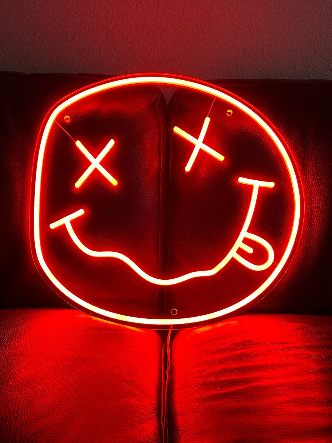 Dead Smiley Neon Sign - Funny LED Signs - Etsy