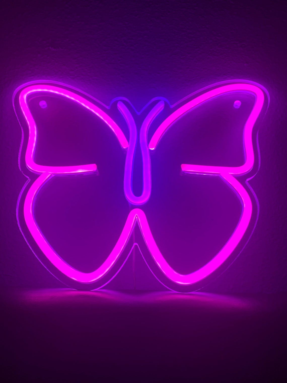 Butterfly Neon Sign Custom Color Butterfly Girls Room Neon - Etsy