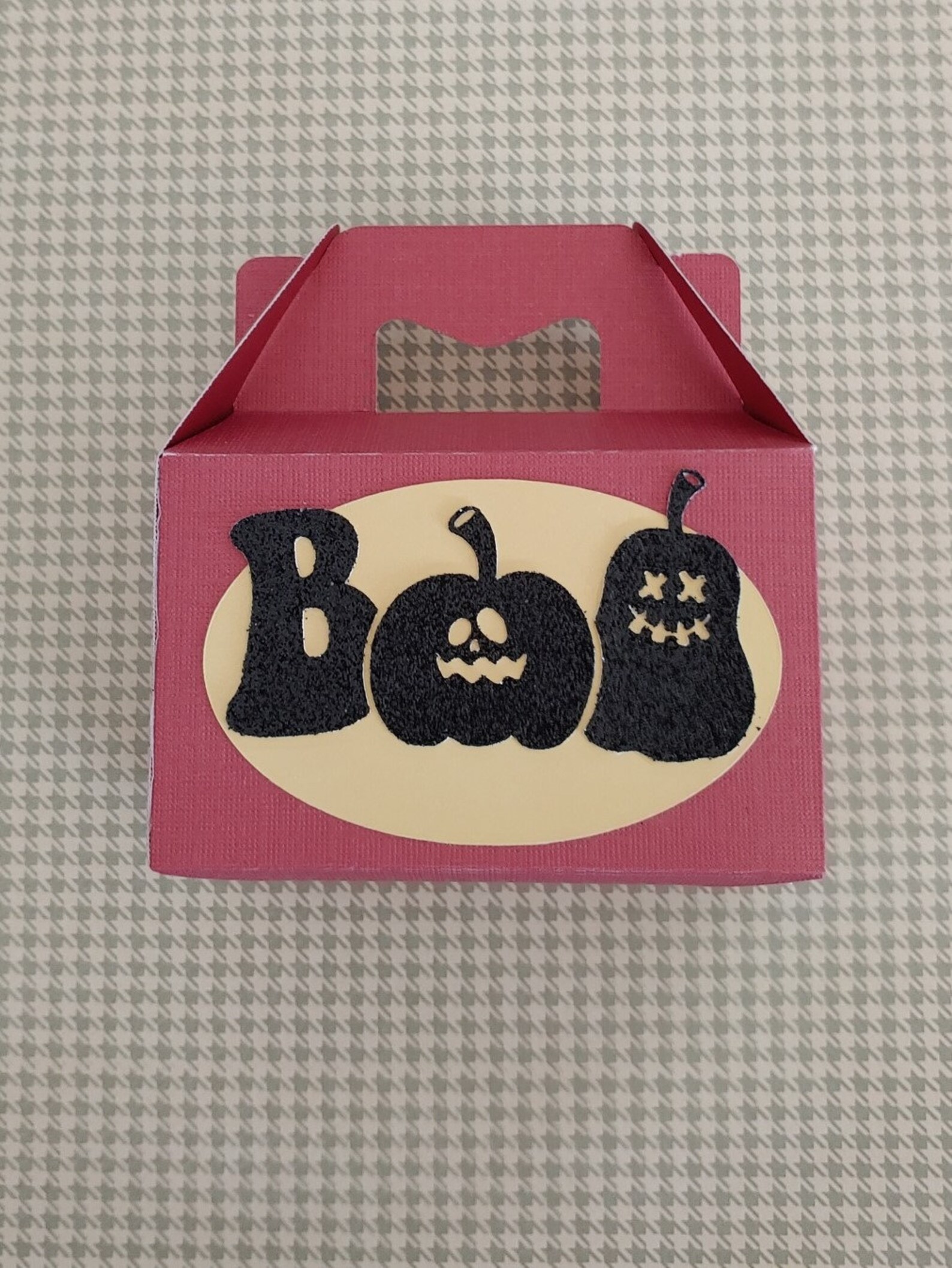 Fall Pumpkin BOO Gable Box SVG, Banner Cut File Silhouette Cricut ...