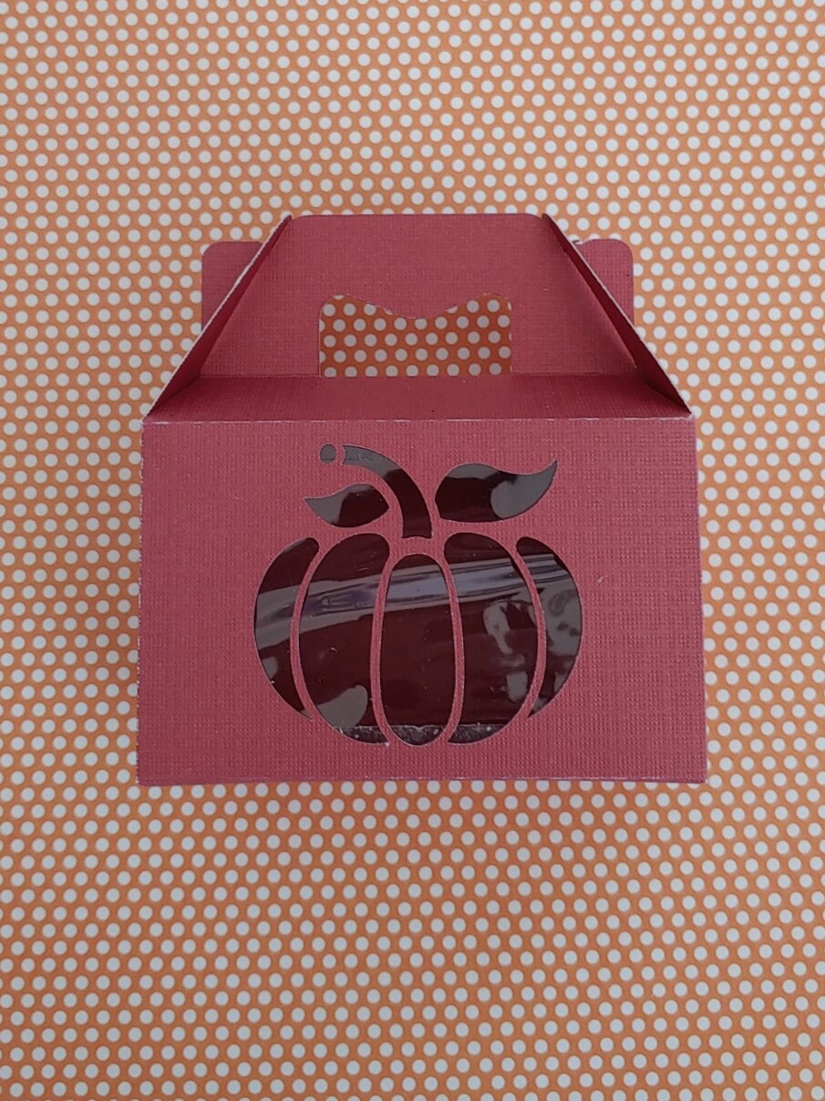 Fall Pumpkin BOO Gable Box SVG, Banner Cut File Silhouette Cricut ...
