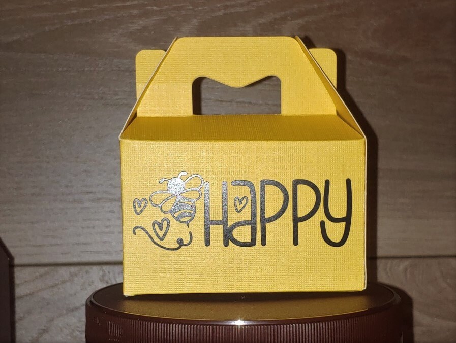 Be Happy Gable Box - SVG, Banner Cut File - Silhouette - Cricut ...