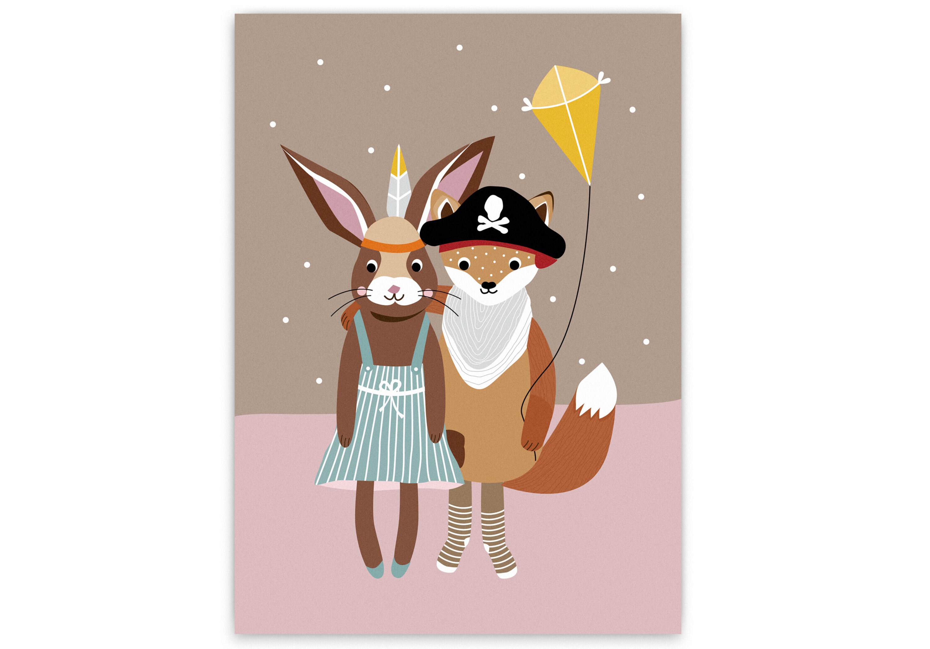 Best Friends, Postcard, Postcard for Children, Friends, Greeting Card ...