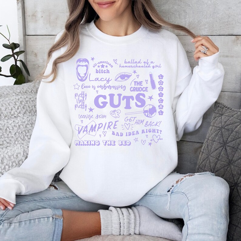 Vintage Olivia Rodrigo Png, GUTS Album Olivia Tour Png, Good 4 U Png ...
