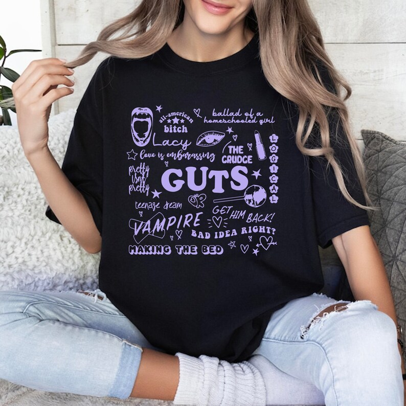 Vintage Olivia Rodrigo Png, GUTS Album Olivia Tour Png, Good 4 U Png ...