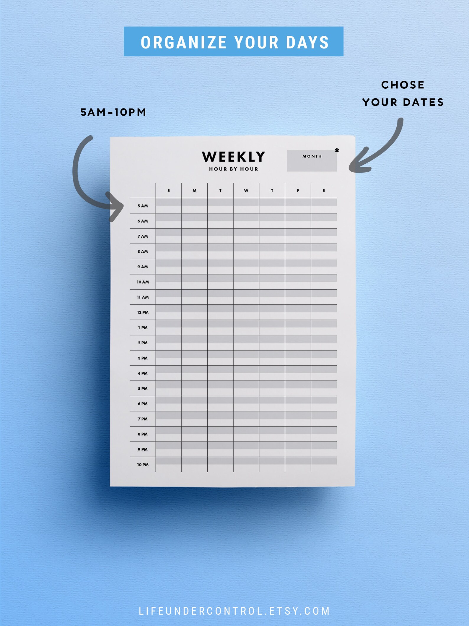 Weekly Home Binder Kit A4, A5, Letter Hole Punch Printables Eisenhower ...