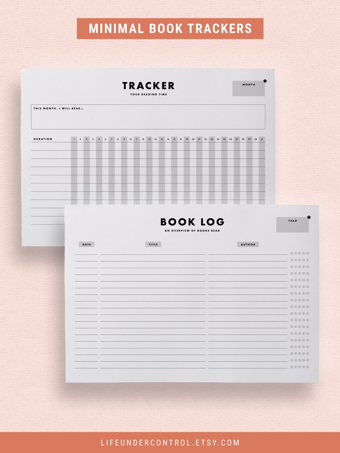 Reading Reviews, Tracker & More Ultimate Bundle for A4, A5, Letter ...
