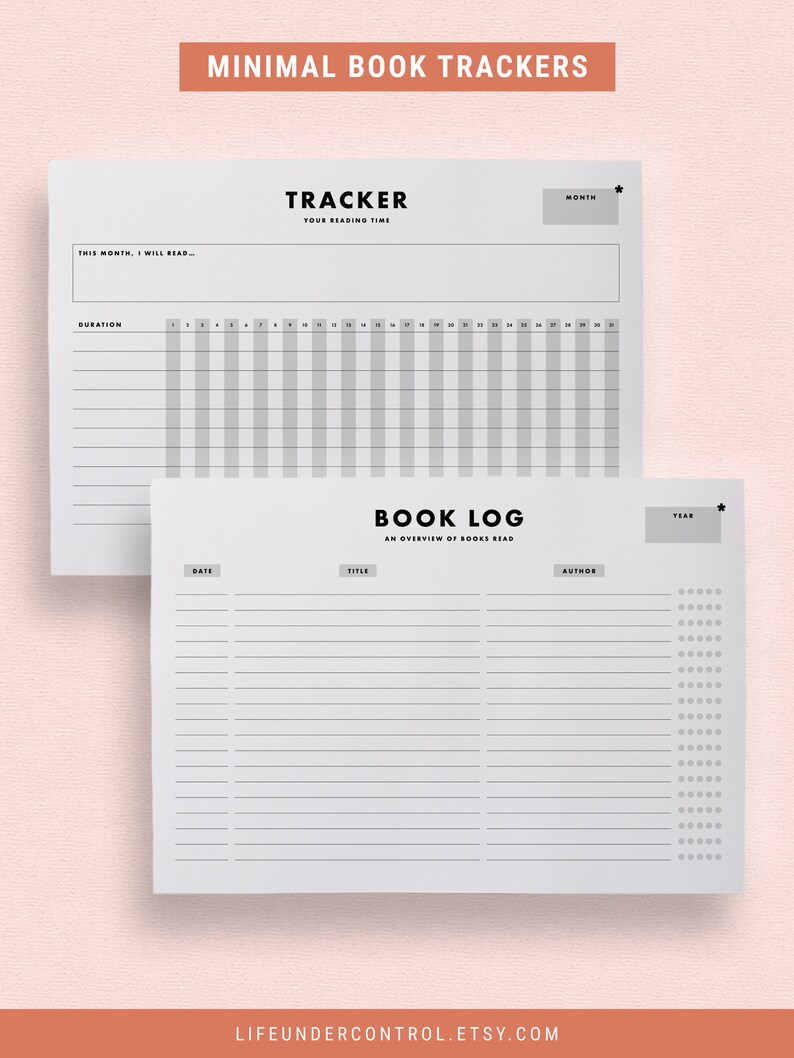 Reading Reviews, Tracker & More Ultimate Bundle for A4, A5, Letter ...