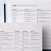 Job Application Tracker Printable A4 & US Letter Digital Fillable PDF ...